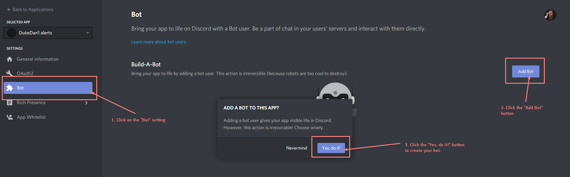 Create your bot